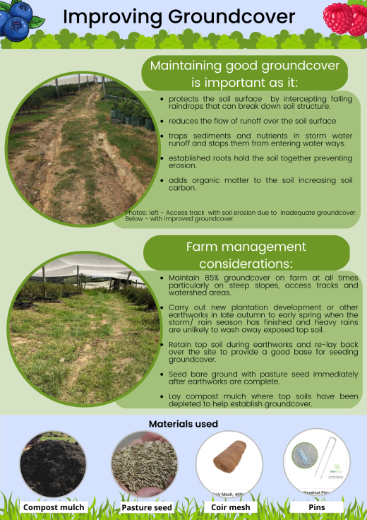 Ground and vegetation cover best management practices for intensive ...